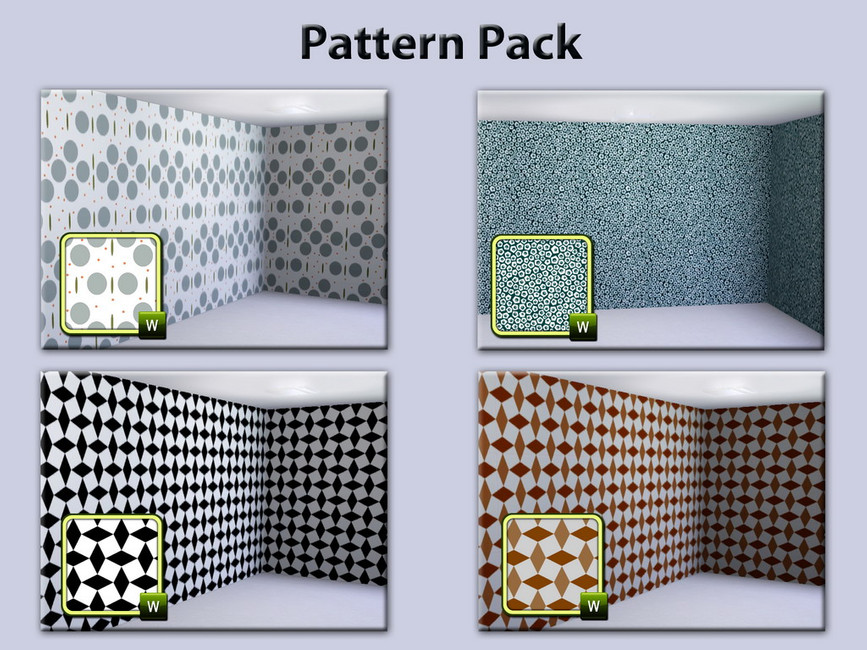 The Sims Resource - Pattern Pack Rev1