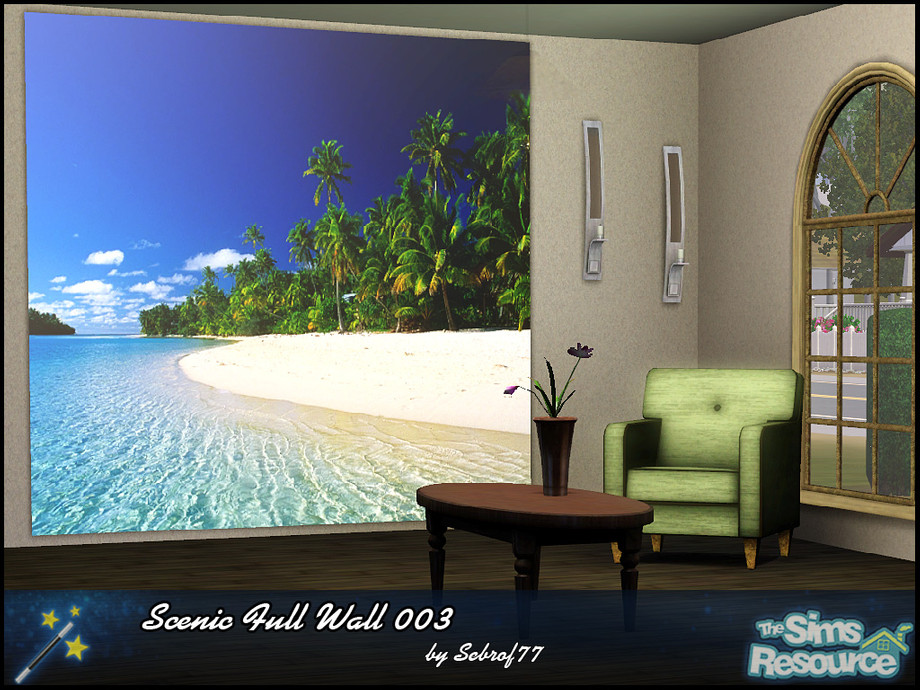 The Sims Resource | Scenic Full Wall v04-09-1240