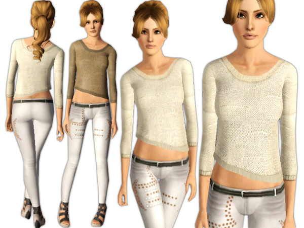 The Sims Resource | (TOP) Sweet sweater