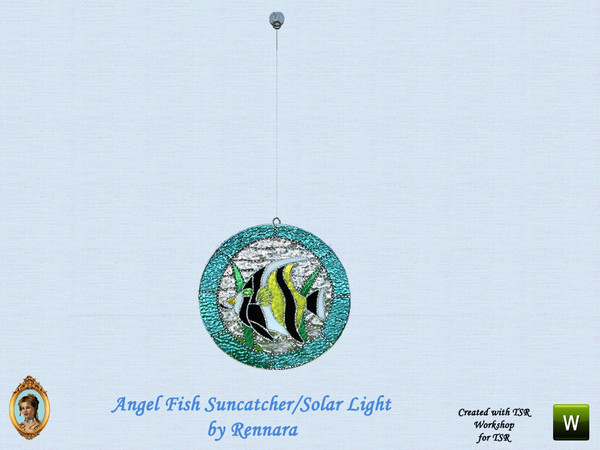 The Sims Resource | Angel Fish Sun Catcher and Solar Light