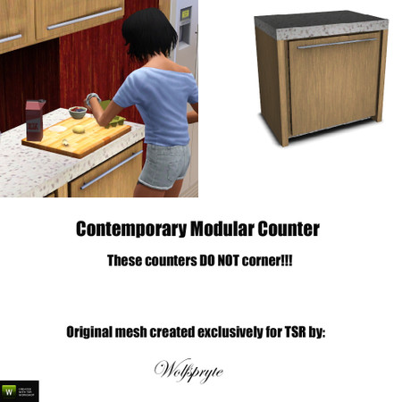 The Sims Resource - Kitchen Expressions Storage Counter