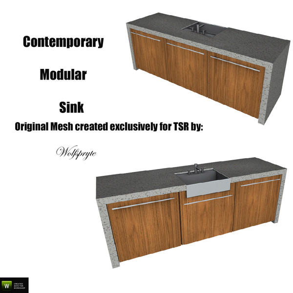 wolfspryte's Contemporary Modular Sink