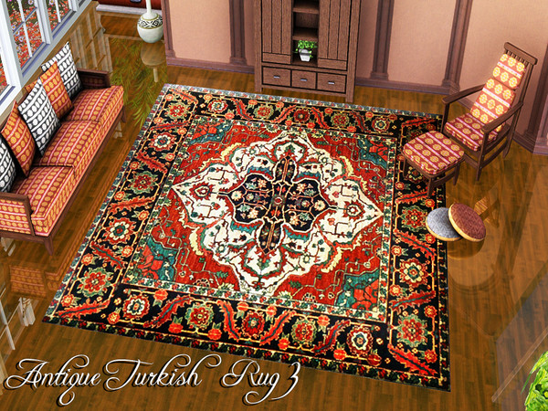 The Sims Resource | Antique Turkish Rug III