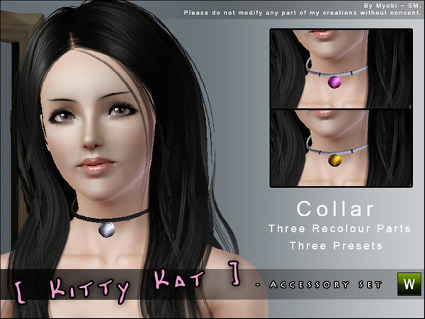 The Sims Resource | [ Kitty Kat ] - Collar