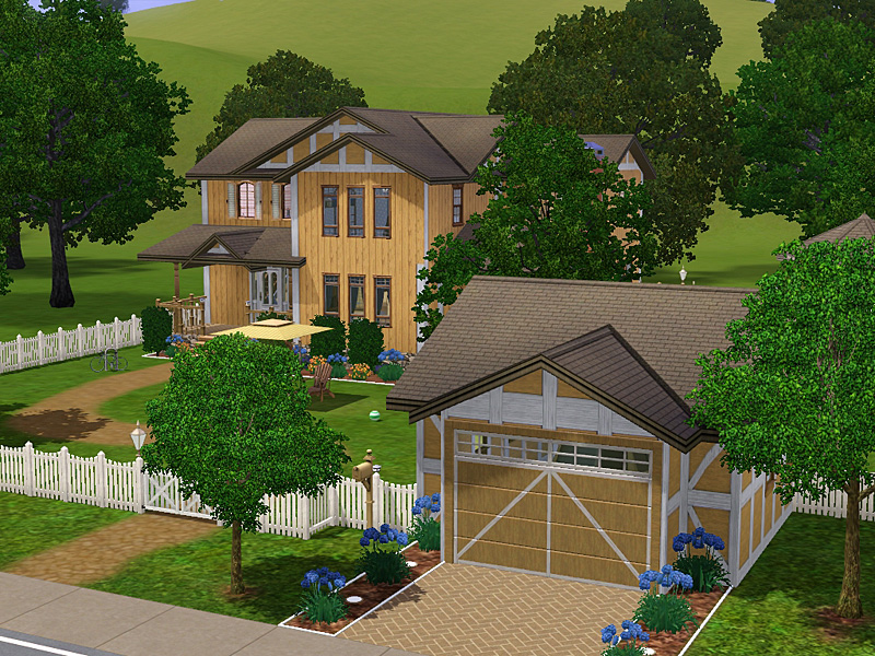 The Sims Resource | Country Living I - Family House