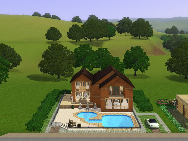 The Sims Resource | Timber Lodge - NO CC