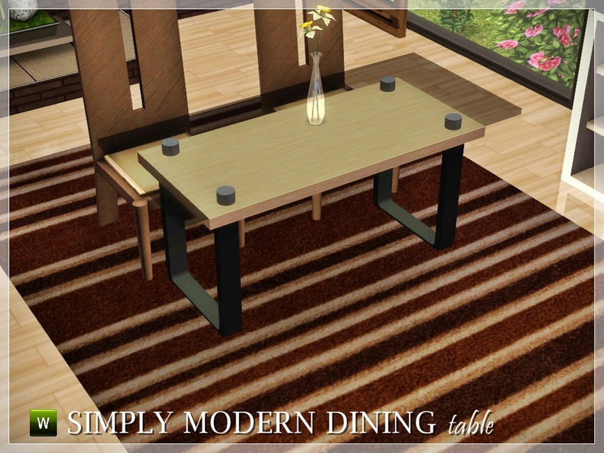 Ray_Sims' Simply Modern Dining Table