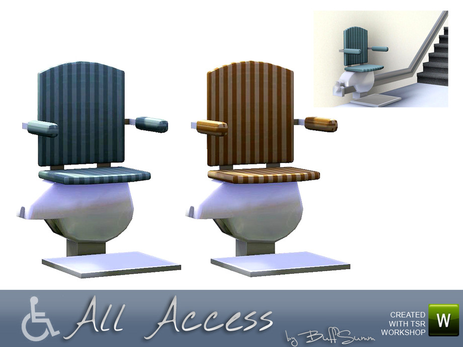 The Sims Resource | All Access Stair Elevator Dining