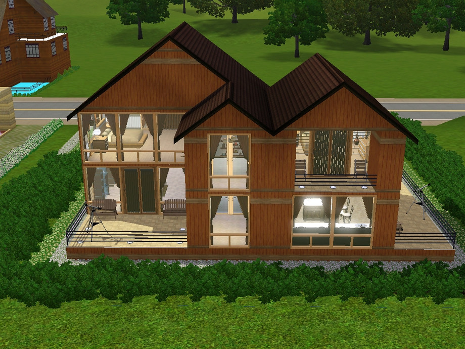The Sims Resource | Timber Lodge - NO CC