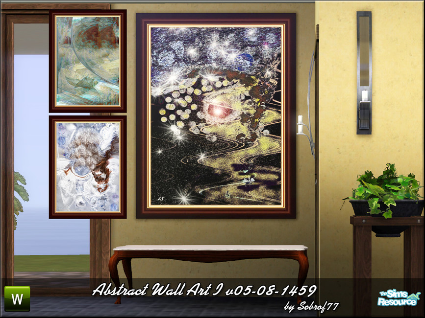 The Sims Resource - Abstract Wall Art I v05-08-1459