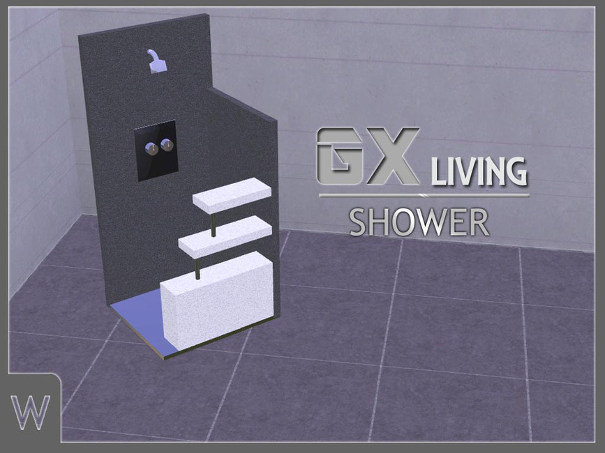 The Sims Resource - GX Living - Shower
