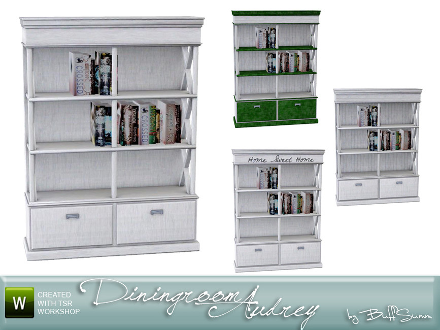 The Sims Resource - Audrey Bookshelf