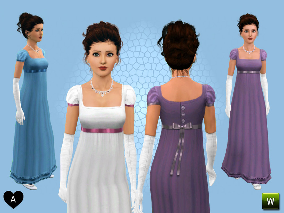 The Sims Resource | Regency dress