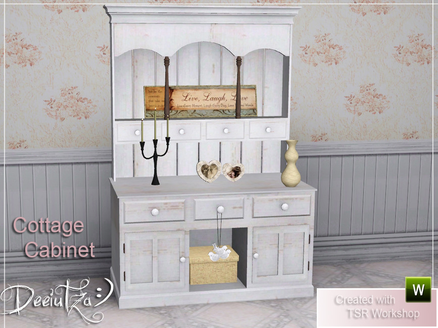 The Sims Resource - Cottage Cabinet