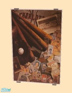 The Sims Resource | Baseball II - Pineapple Lady Poster