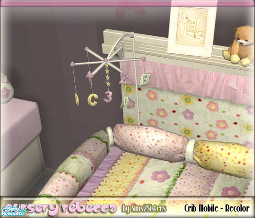 The Sims Resource | Crib Mobile - Recolor