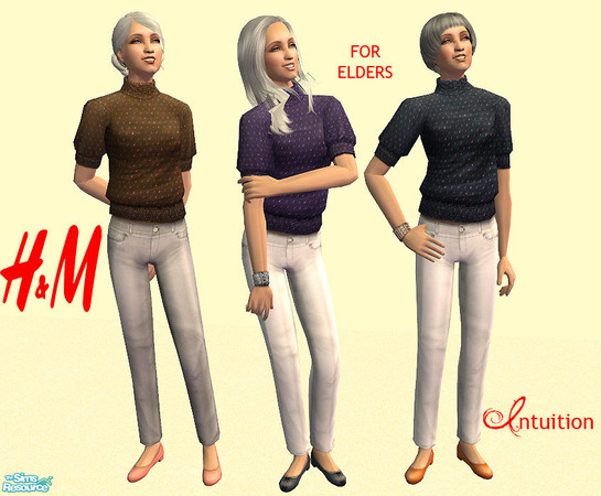 The Sims Resource - H&M for Elders! - The Josie Outfit