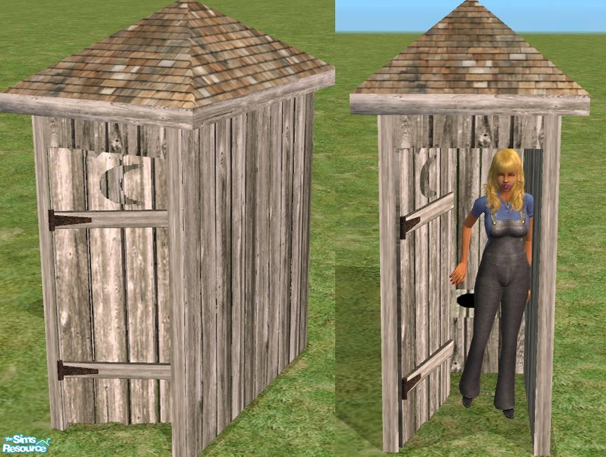 The Sims Resource - Outhouse