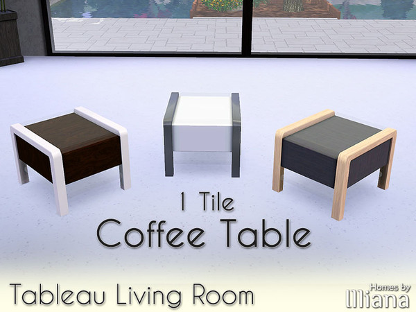 The Sims Resource - Tableau Living Room Sm Coffee Table