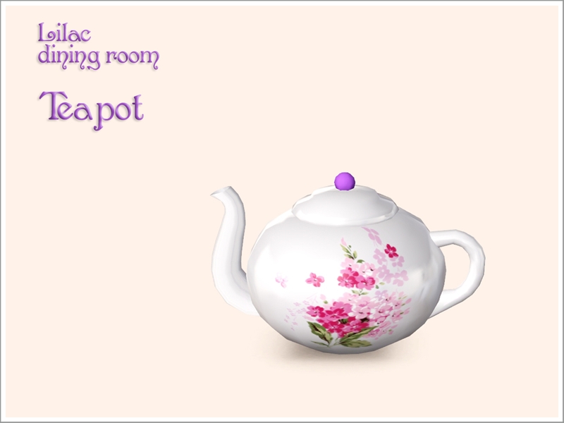 The Sims Resource | Teapot Lilac