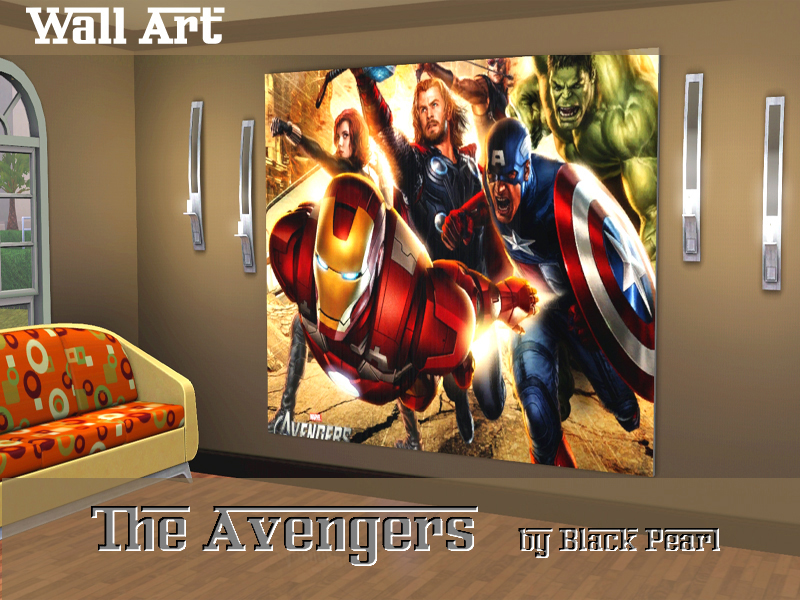 The Sims Resource | The Avengers Wall Art