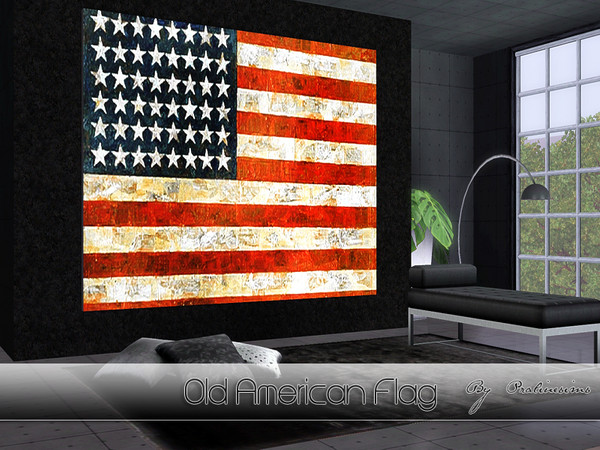 The Sims Resource | Old American Flag