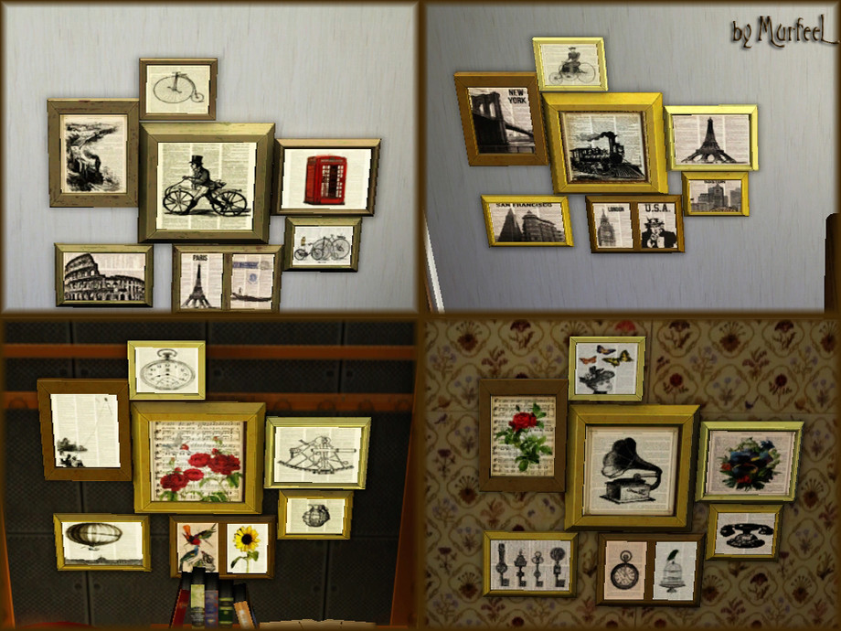 The Sims Resource | Vintage Prints Collection