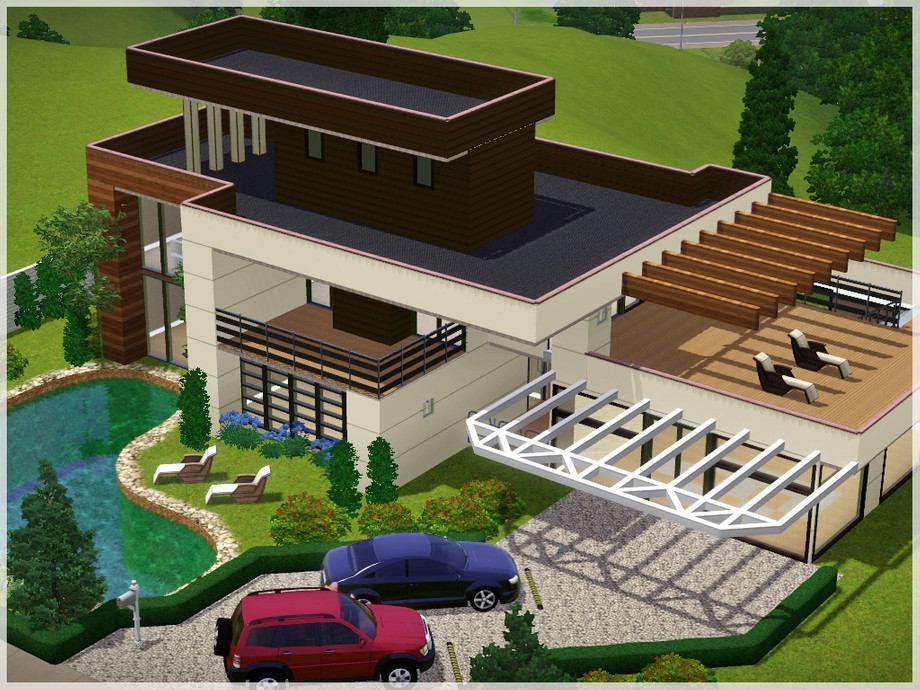 The Sims Resource | Modern Cottage 1
