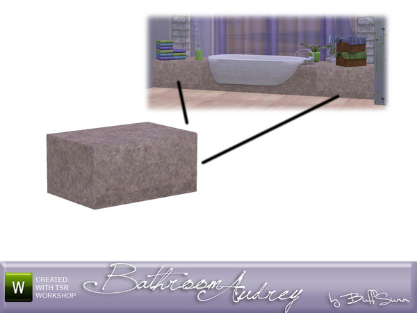 The Sims Resource | Audrey Bathtub 02 Block