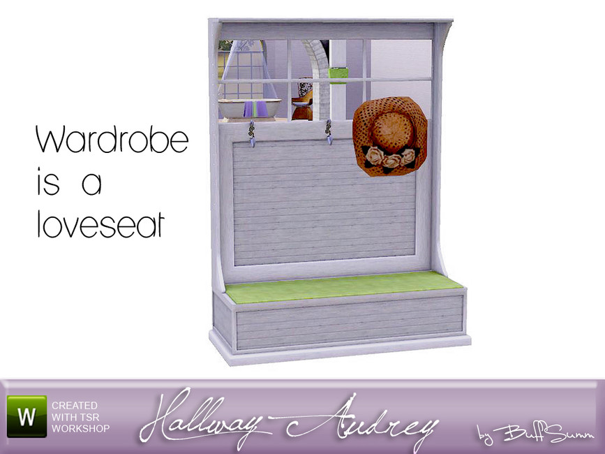 The Sims Resource - Hallway Audrey Wardrobe big