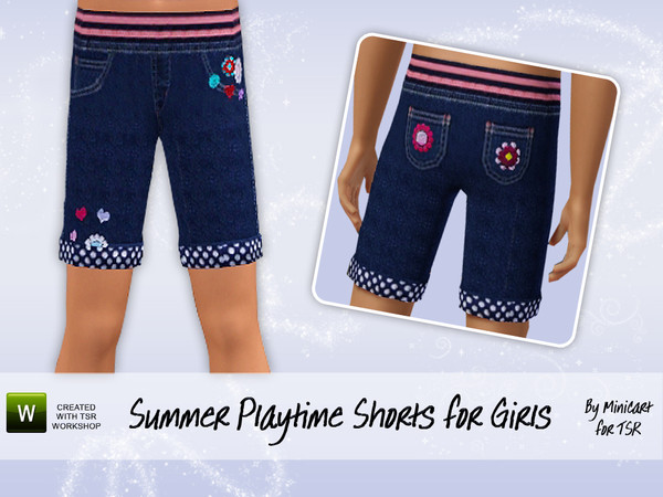 The Sims Resource | Summer Playtime Shorts