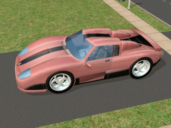 The Sims Resource | Sportscars - 2 - Pink sportscar