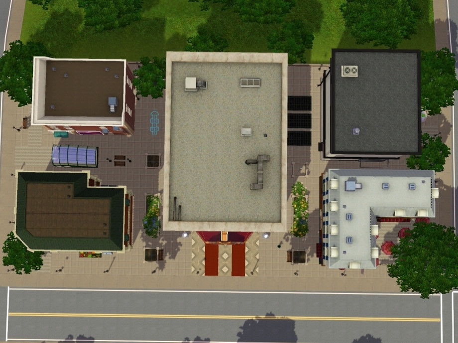 The Sims Resource - Old Town Plaza