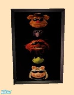 The Sims Resource | Muppets - [ Black Frame21 ]