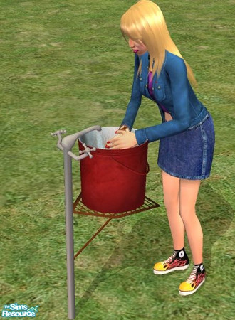 The Sims Resource - Outdoor Sink Colors - Red