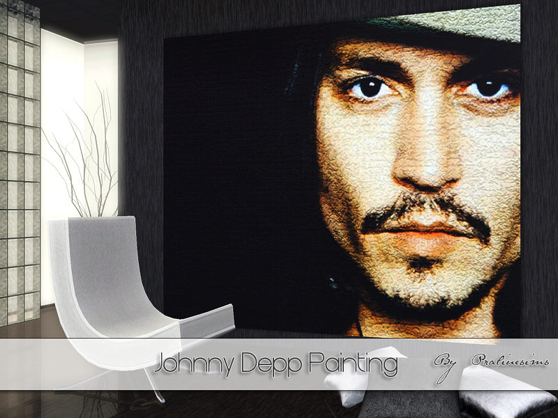 The Sims Resource | Johnny Depp Painting