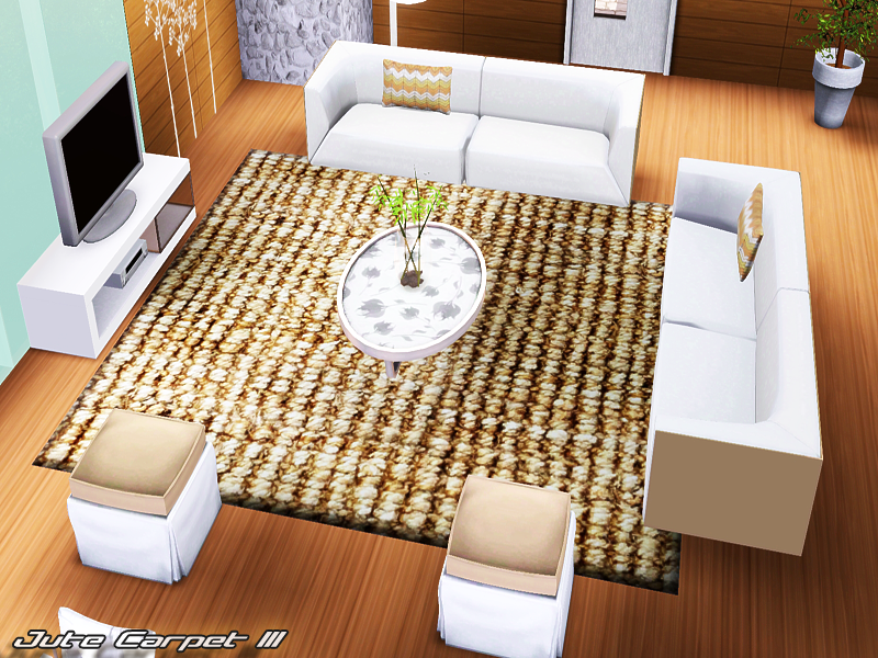 The Sims Resource | Jute Carpet III