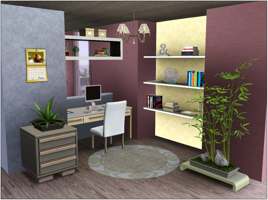 The Sims Resource - Aiden Office Set