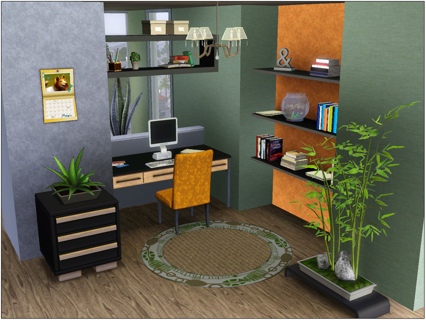 The Sims Resource - Aiden Office Set