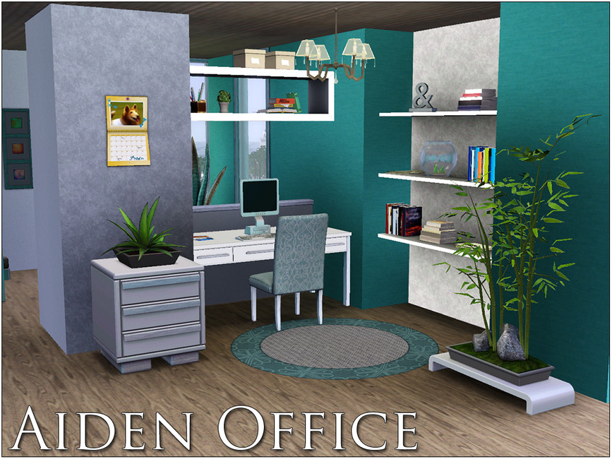 The Sims Resource - Aiden Office Set