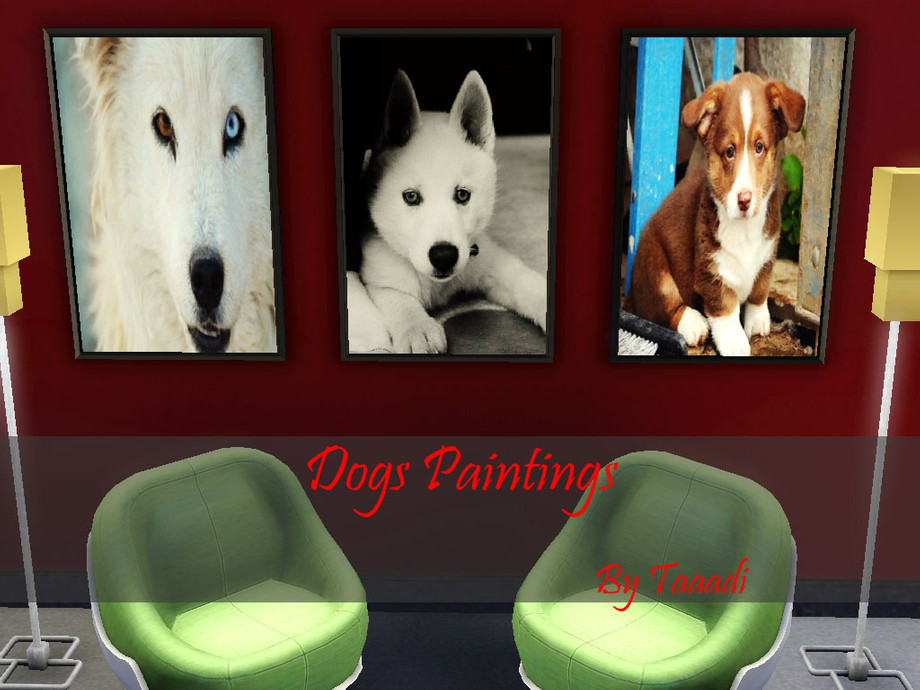 The Sims Resource | Dogs Paintings