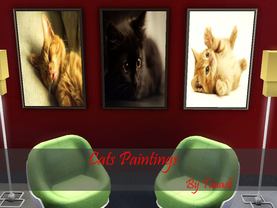 The Sims Resource - Cats Paintings