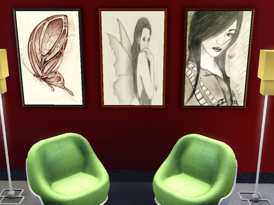 The Sims Resource | Scetch Paintings