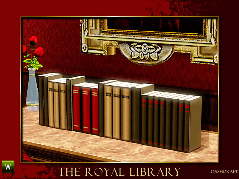 The Sims Resource | Royal Library Books 1x1