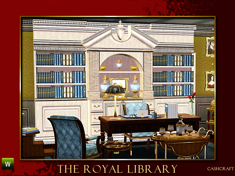 The Sims Resource | Royal Library Bookcase