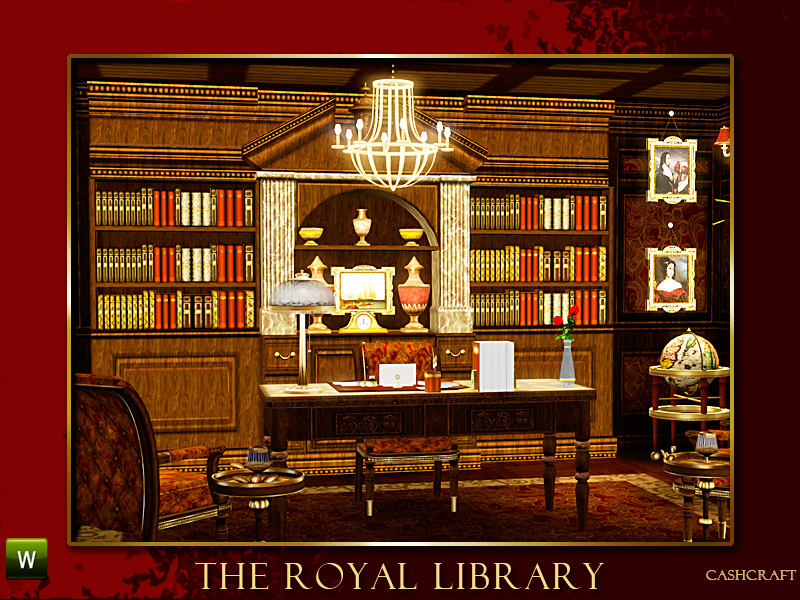 The Sims Resource | Royal Library Bookcase