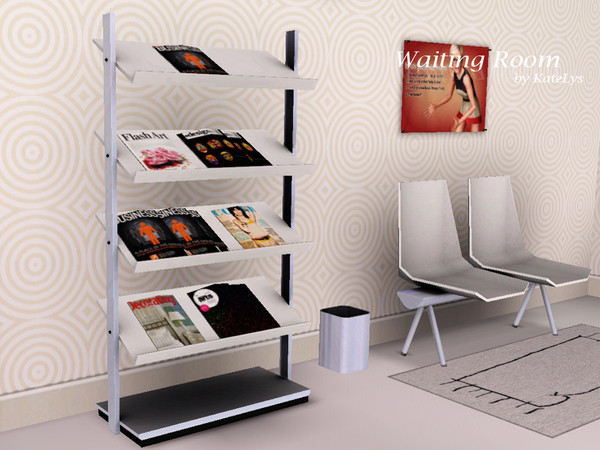 The Sims Resource | Waiting Room Magazine Rack