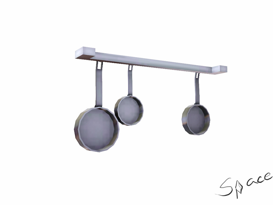 The Sims Resource | Alexa kitchen - Pot rack