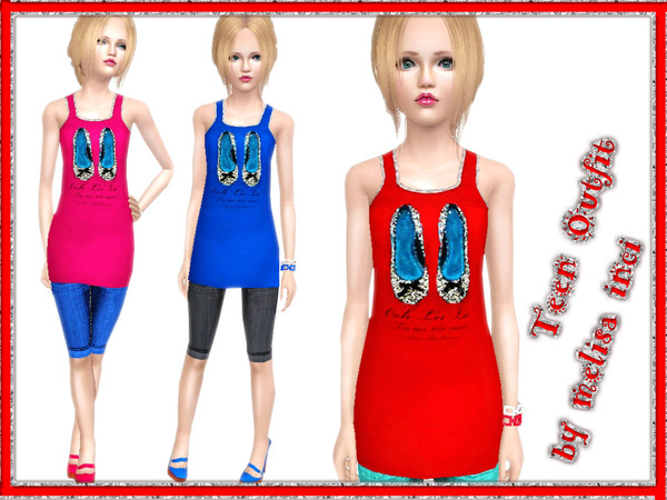 The Sims Resource - Teen Outfit