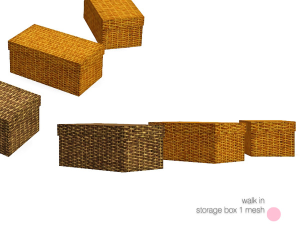 The Sims Resource | Storage Box 1 Mesh